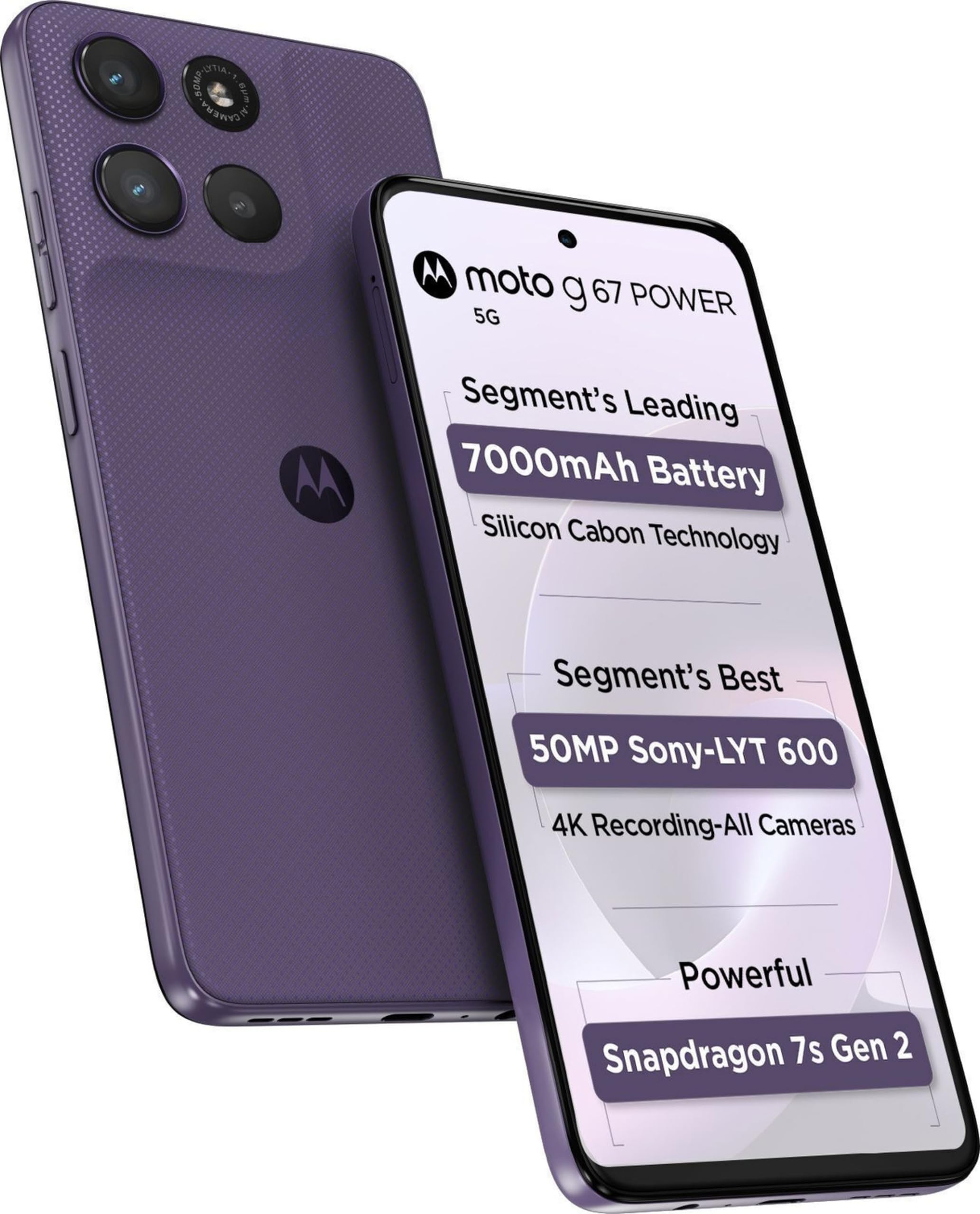 Motorola Moto G67 Power 5G (Pantone Parachute, 8GB, 128GB)