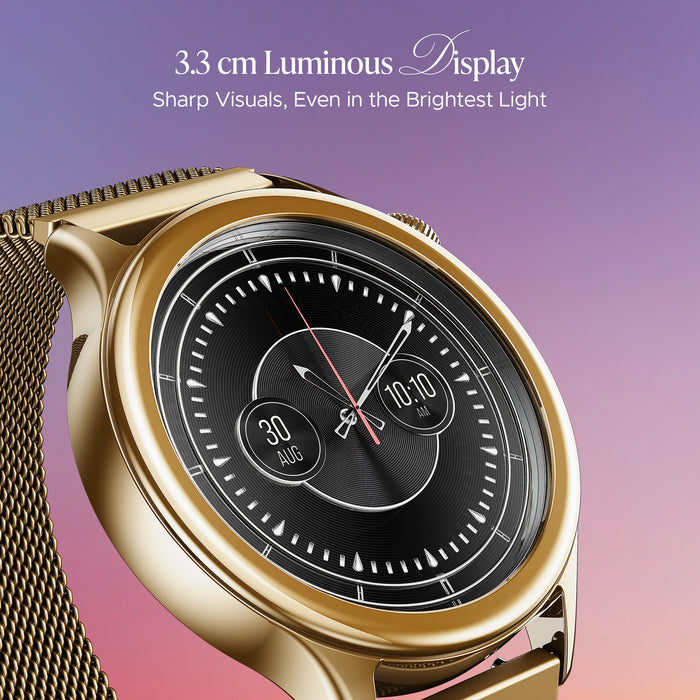 Boat Enigma Daze Luminous Display Smart Watch (Metallic GOLD)
