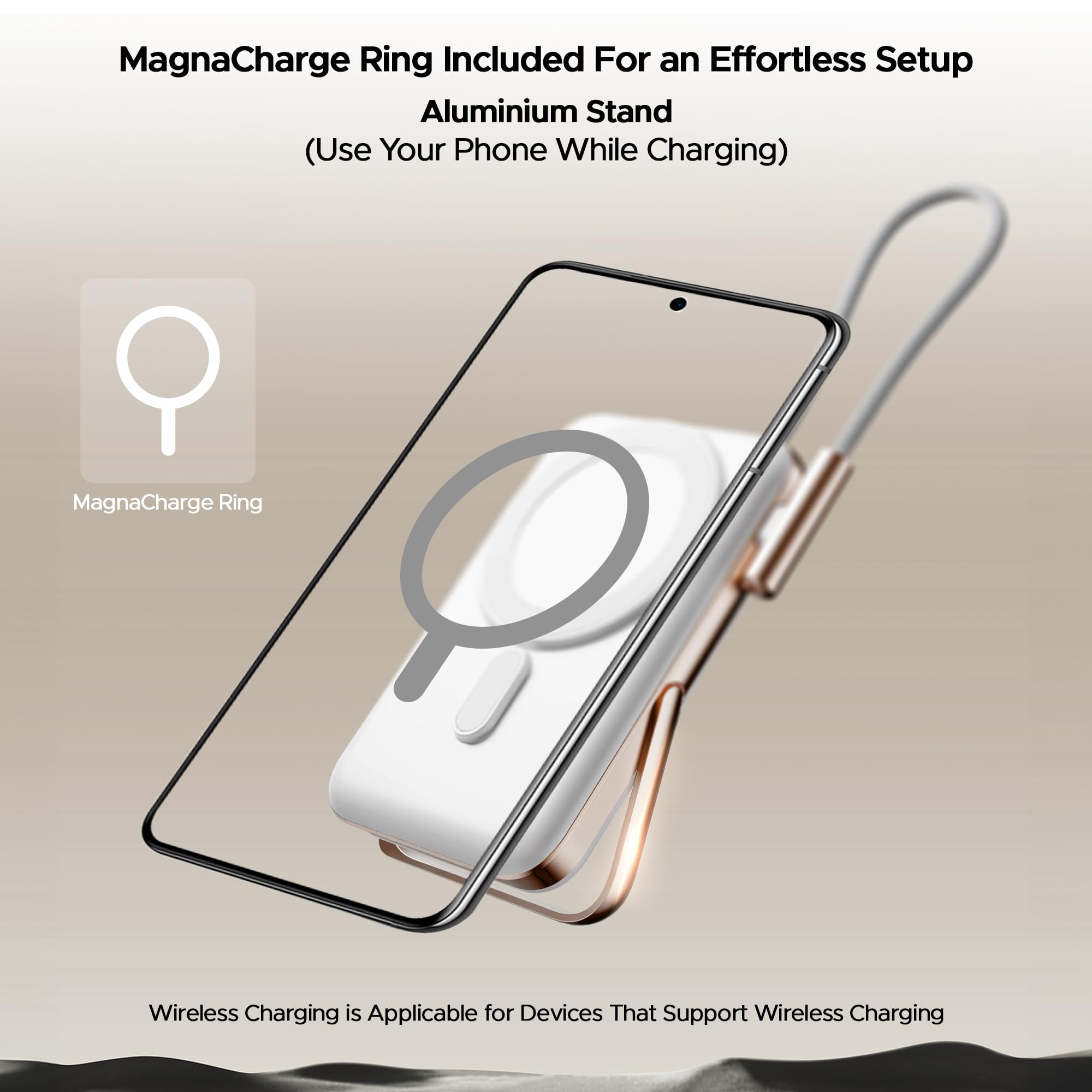 Boat EnergyShroom PB330 10000mAh 15W Magnacharge Wireless Power Bank ...