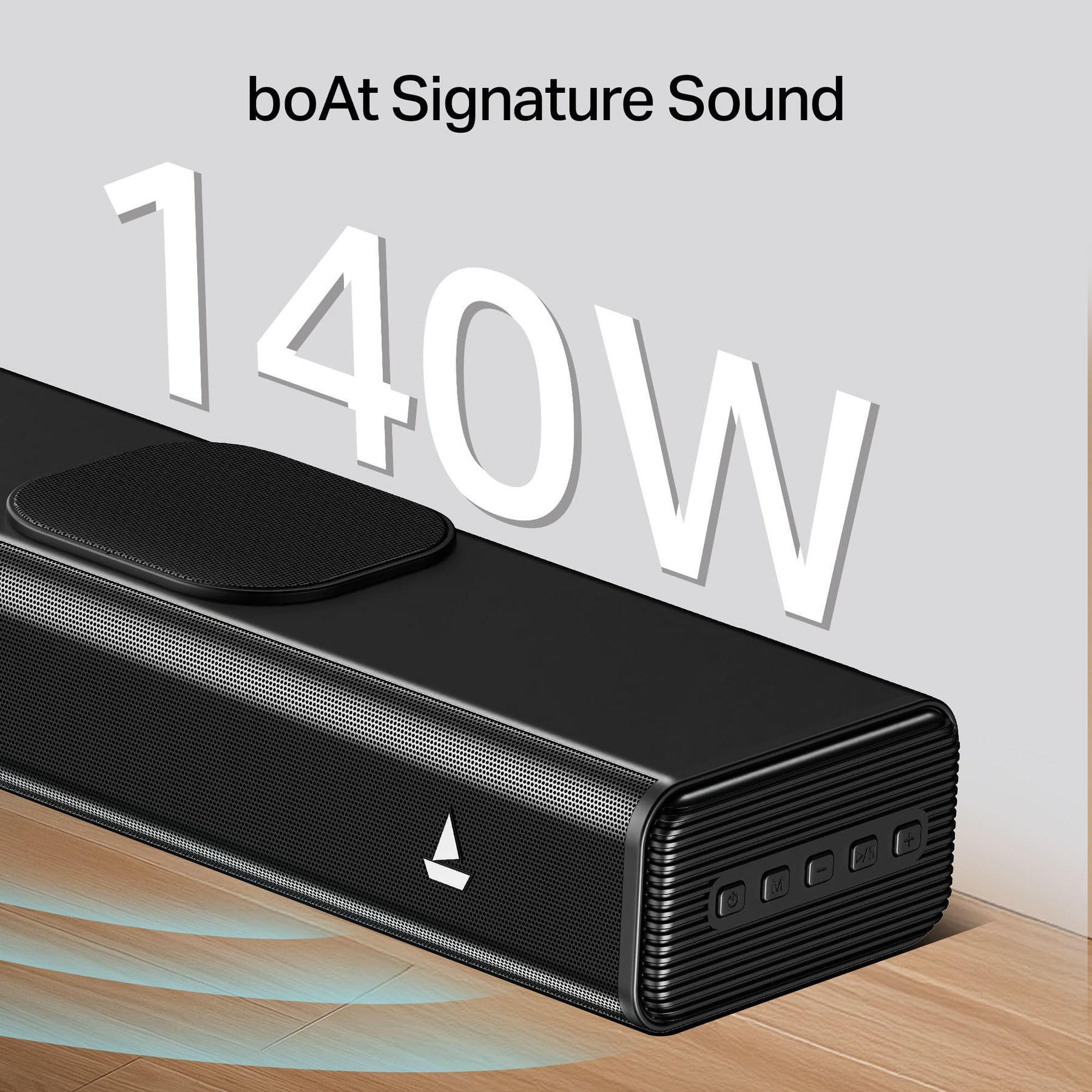 Boat Aavante Raga Plus 140W 2.2 Channel Soundbar (Premium Black)