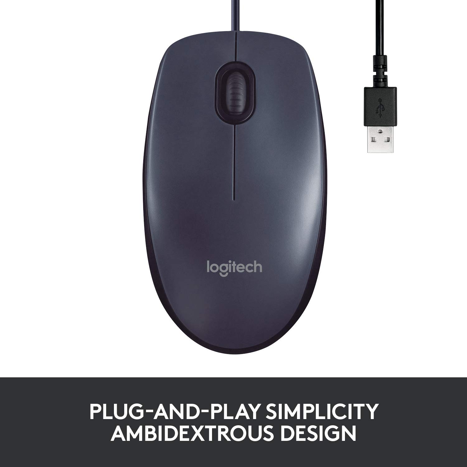 B100 - LOGITECH - OPTICAL MOUSE