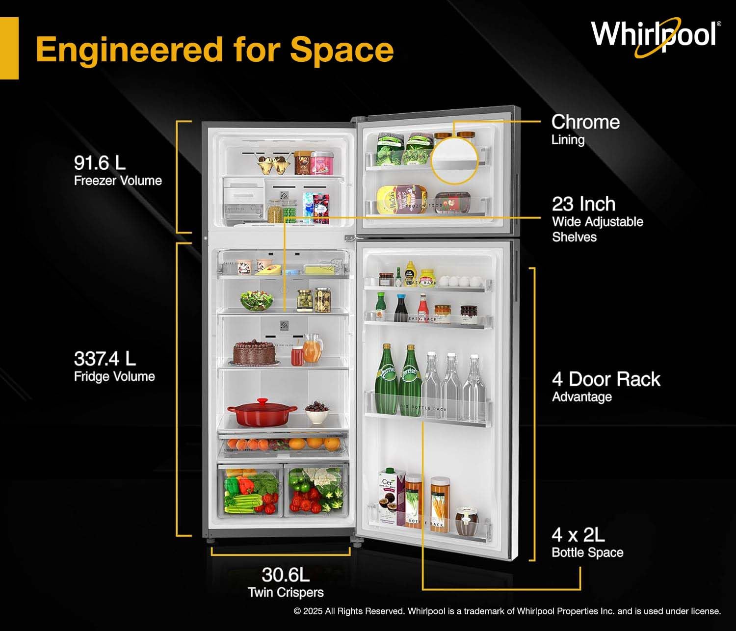 IF INV CNV PLATINA 480 ALPHA STEEL(2S)-Z - (431LTR) - REF-FF - WHIRLPOOL
