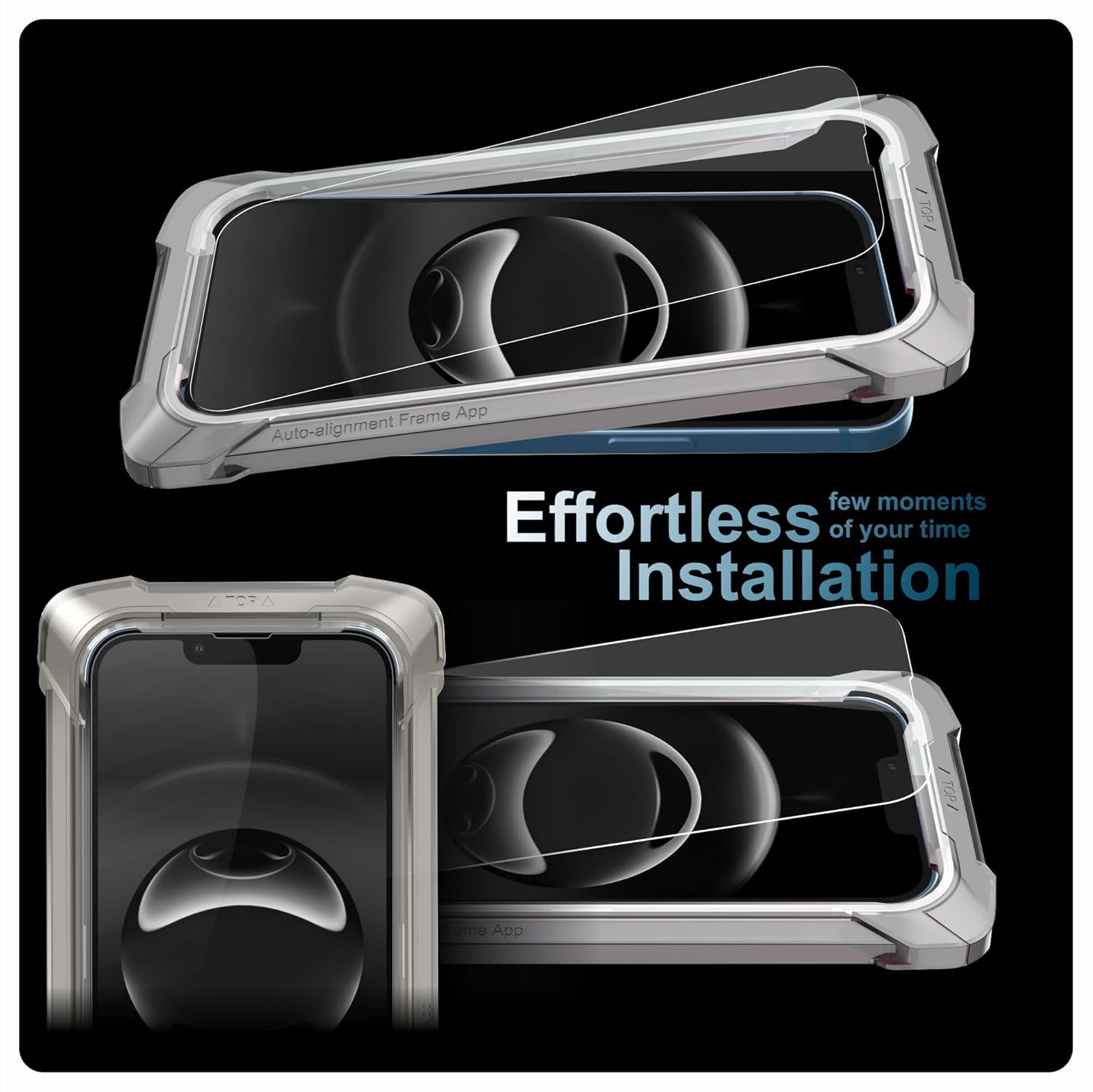 iPhone 13 - APPLE - iCon - FULL TEMPERED - Anti Dust TEMPERED