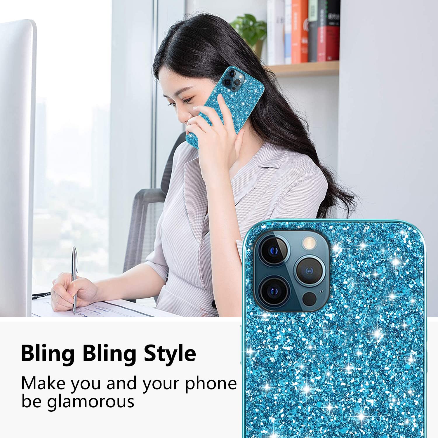 iPhone 13 Pro Max - APPLE - GLITTER - BACK CASE - GALLARY