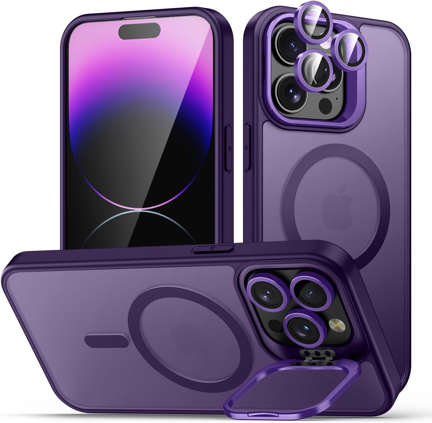 iPhone 14 Pro Max - iCon - Back Case - Purple
