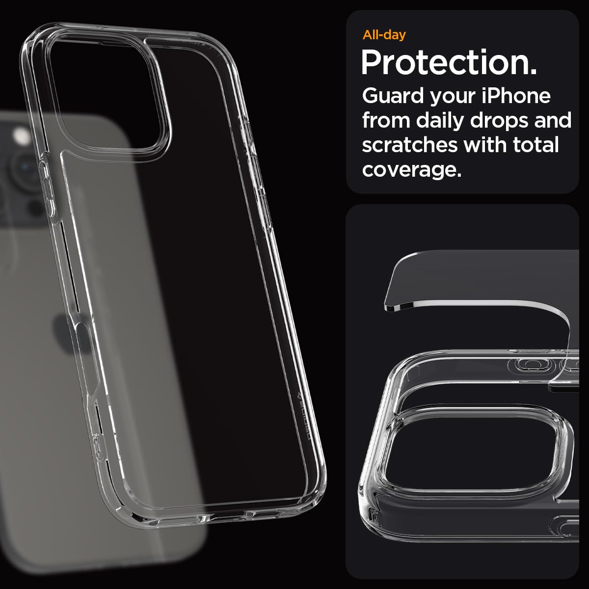 IPHONE 16 PRO - APPLE - PLAN X 2025 - BACK CASE - ICE CRYSTAL - CLEAR