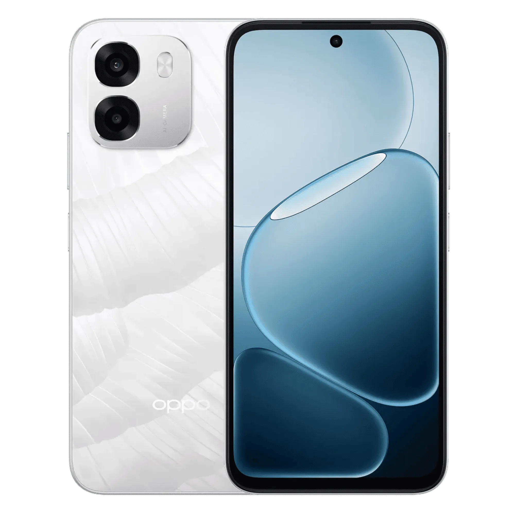 OPPO A6 5G (Ice White, 6GB, 256GB)