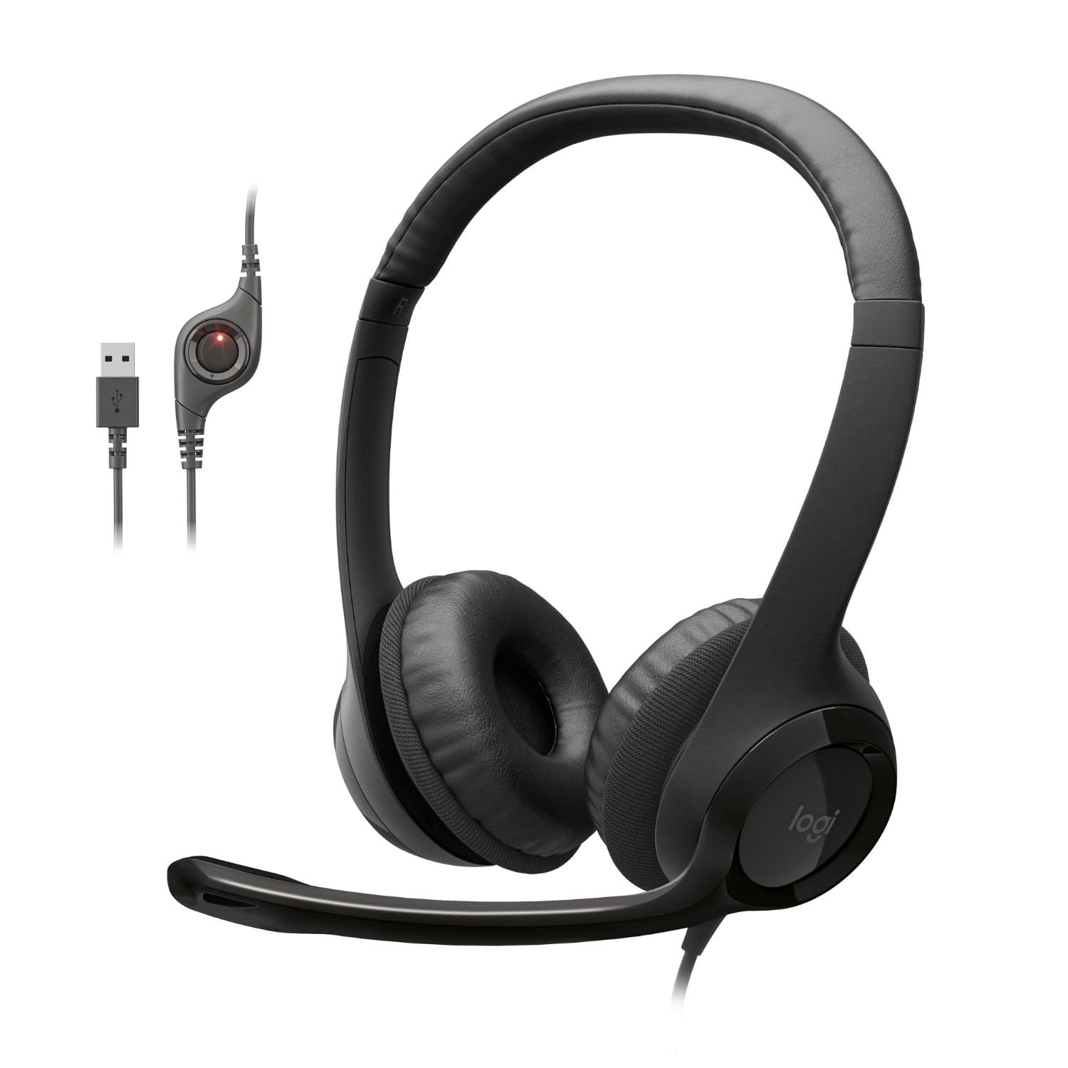 LOGITECH HEADSET H390 USB - LOGITECH